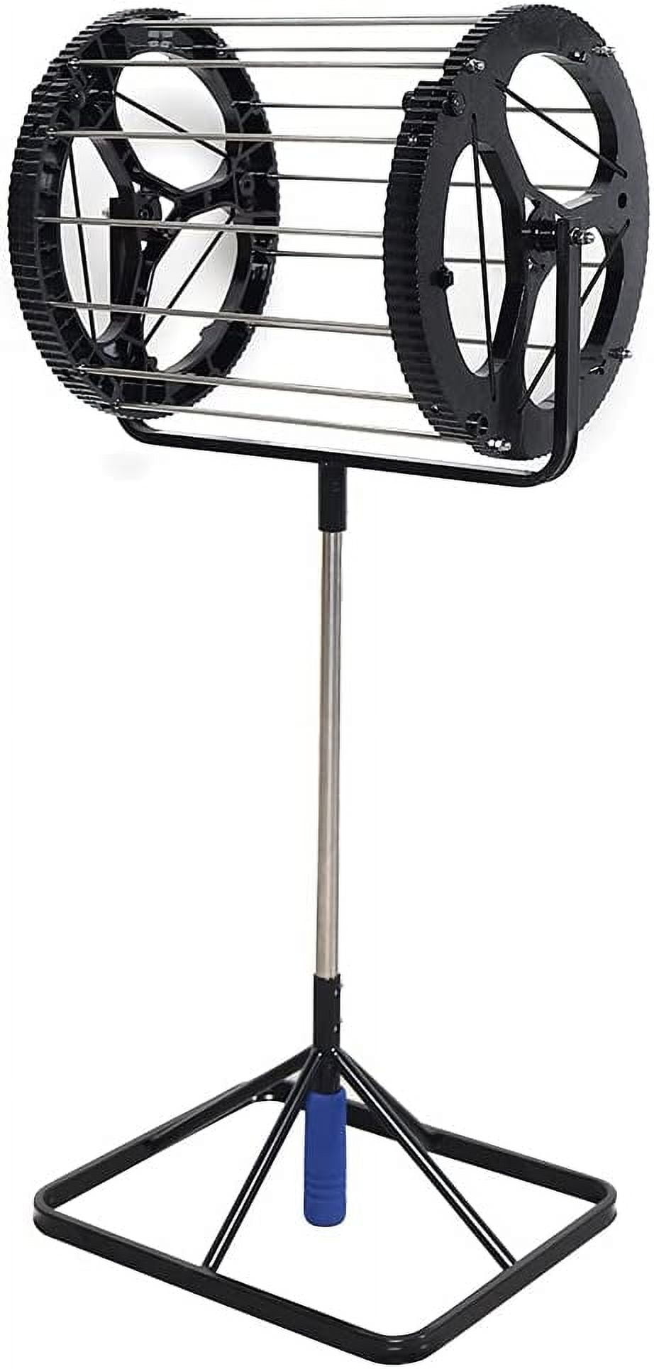 YIYIBYUS Automatic Tennis Ball Picker, 55 Large Capacity Stainless ...