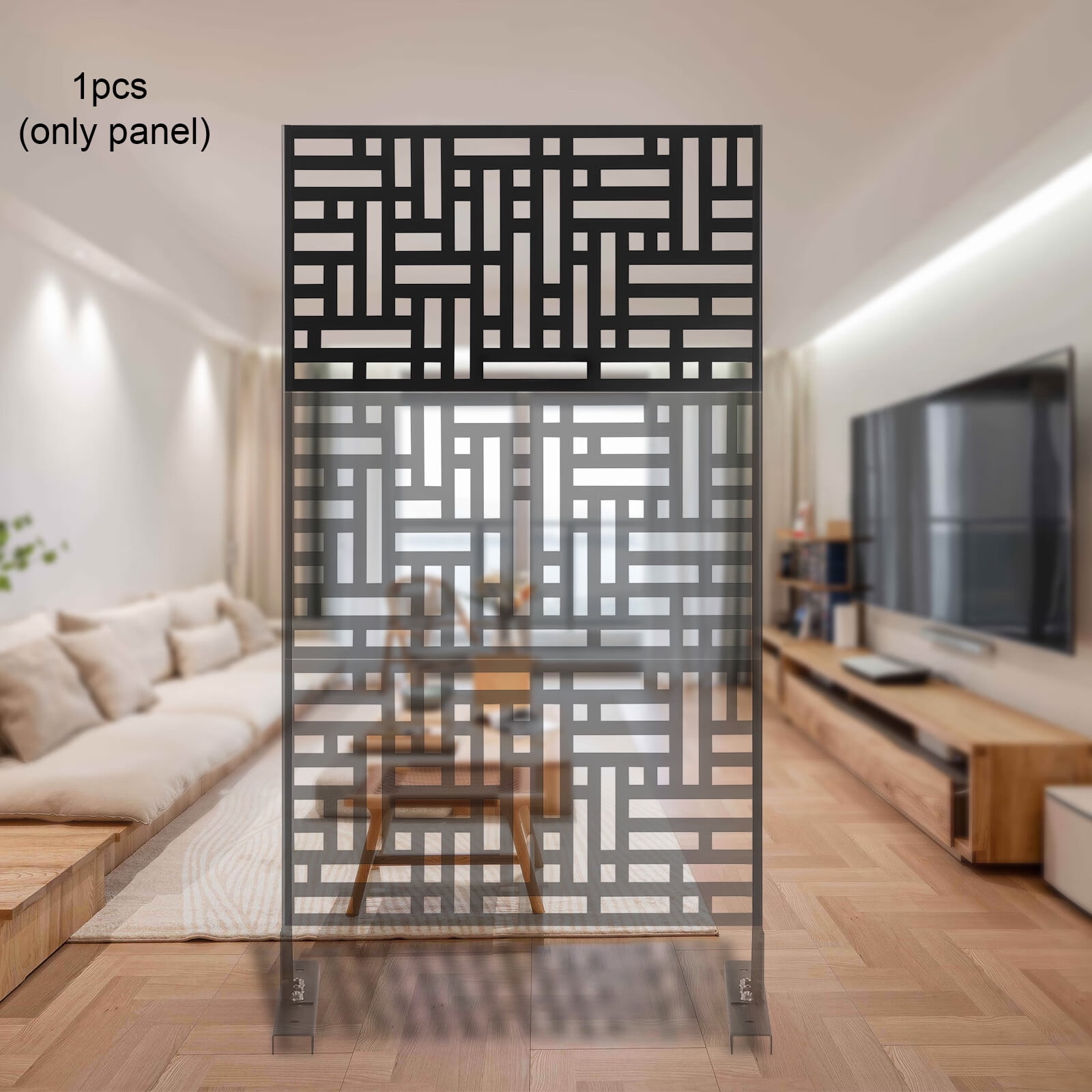 YIYIBYUS Decorative Privacy Screen Panel Indoor Outdoor Metal Laser Cut ...