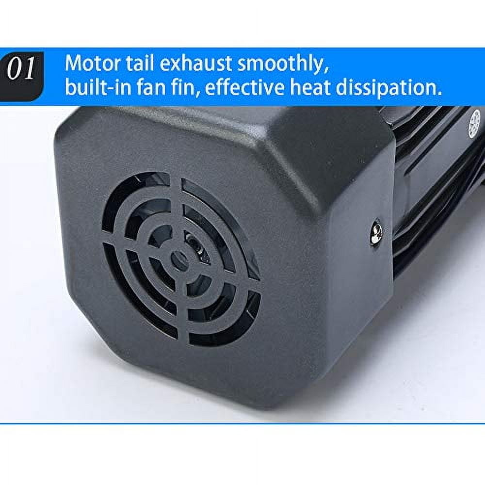 YIYIBYUS Electric Gear Motor,110V 250W AC Single Phase Gear Reduction ...