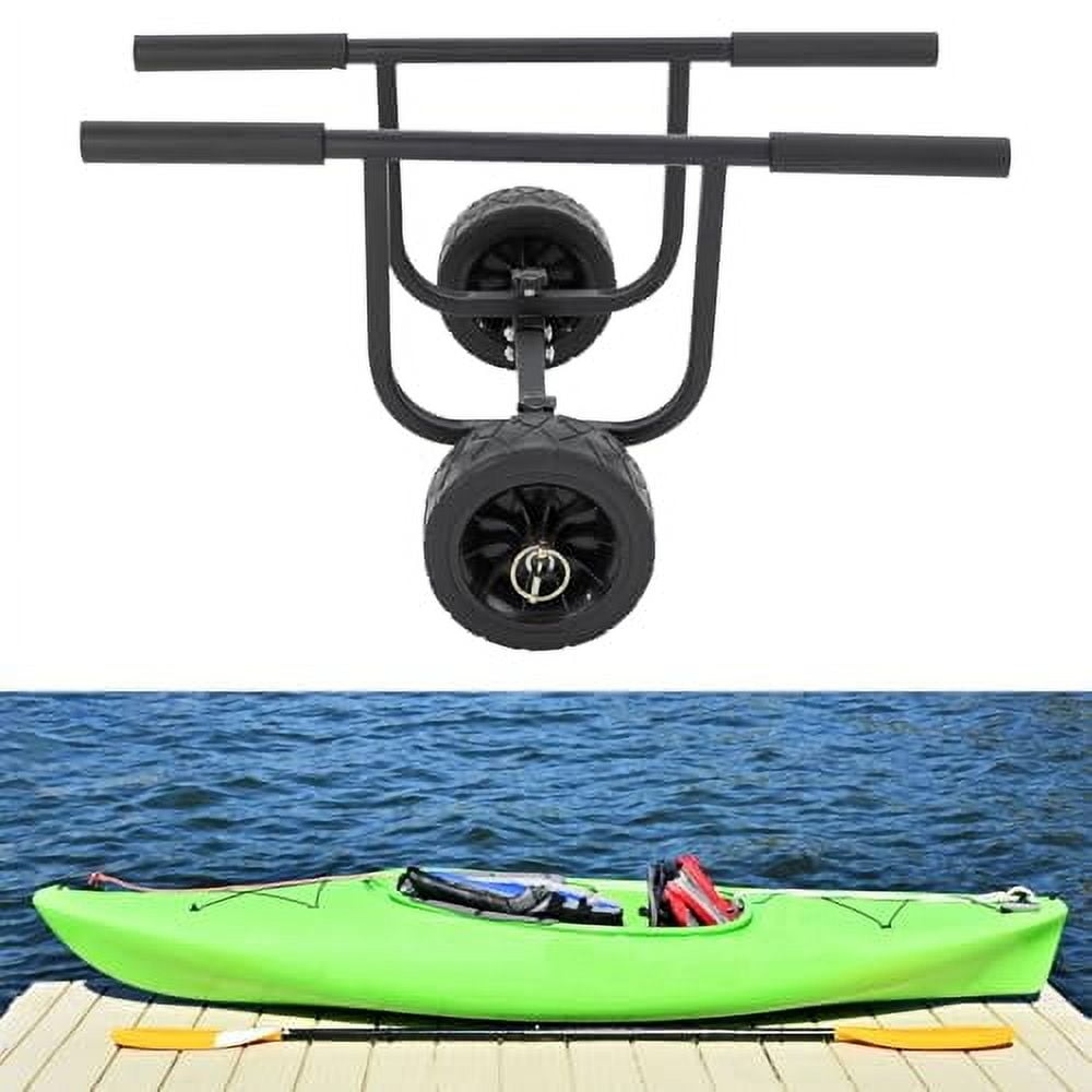 YIYIBYUS Kayak Canoe Boat Carrier Rack Heavy-Duty Aluminum Kayak Cart ...