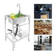 Wilprep Stainless Steel Sink, Commercial Kitchen Workstation, Utility ...