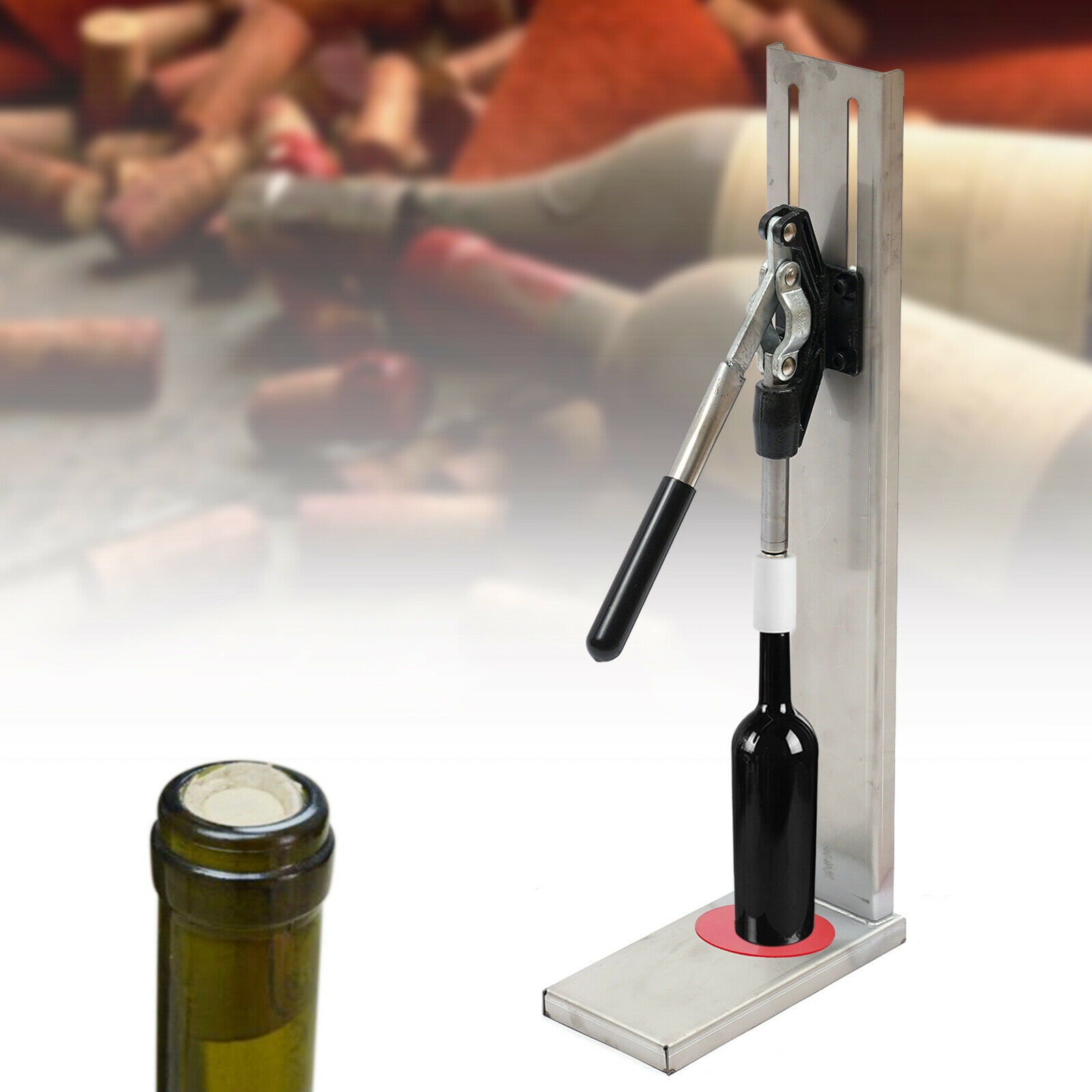 YIYIBYUS Manual Pressure Corker Wine Bottle Corking Machine Inserting ...