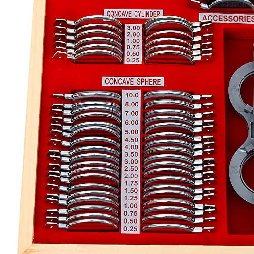 YIYIBYUS Optical Trial Lens Frame Set,Eye Test Glasses Optometry ...