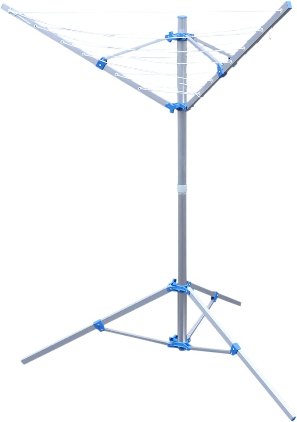 YIYIBYUS Outdoor Umbrella Drying Rack, Steel Frame & Adjustable Height ...