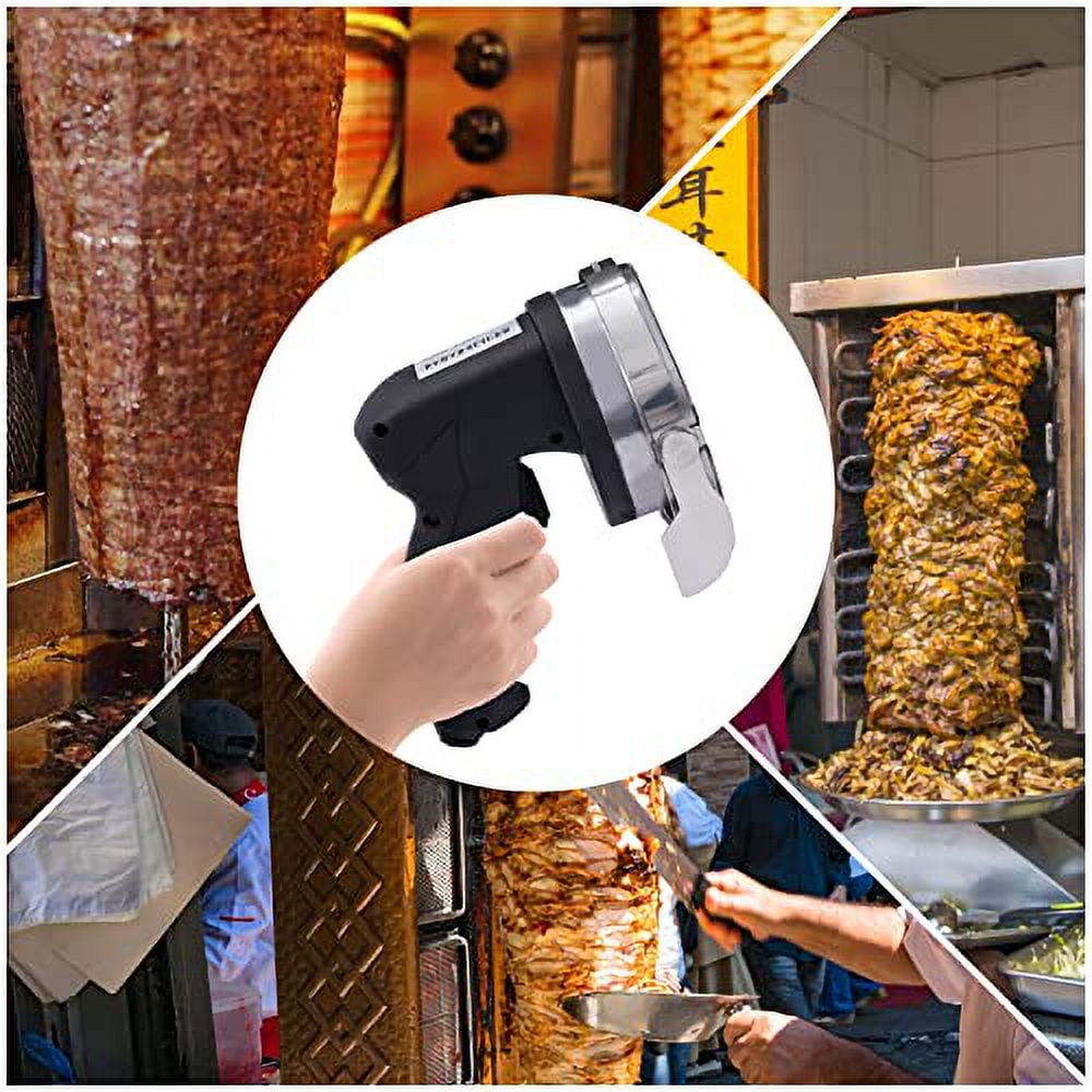YIYIBYUS Professional Wireless Electric Shawarma Doner Kebab Knife ...