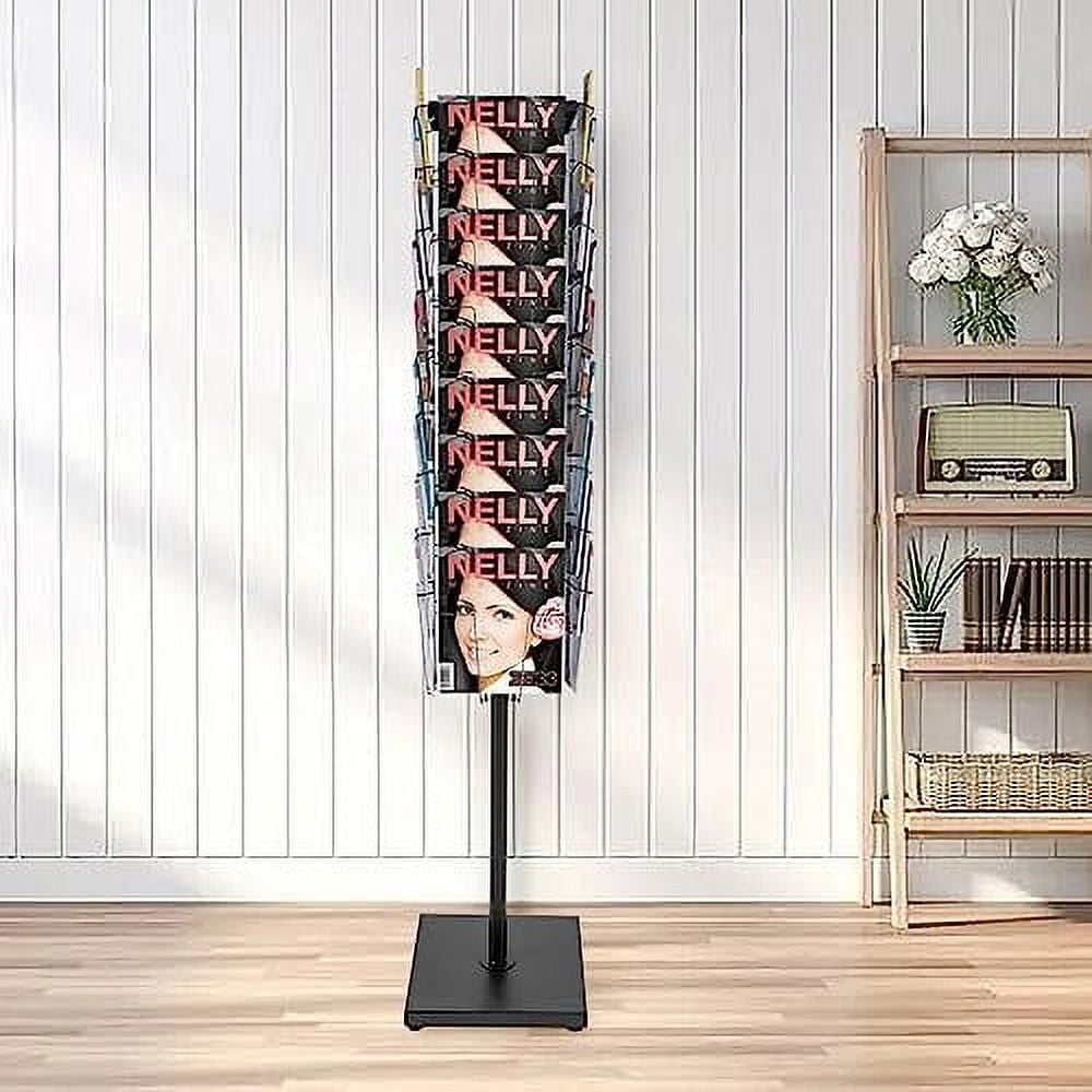 YIYIBYUS Rotating Brochure Display Stand, Modern Rotated 360 Degrees ...