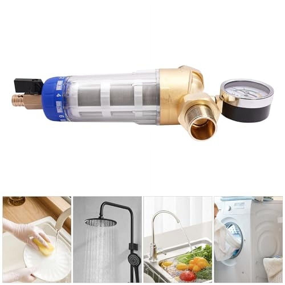 YIYIBYUS Spin Down Sediment Filters,3/4" Reusable Sediment Water Filter ...