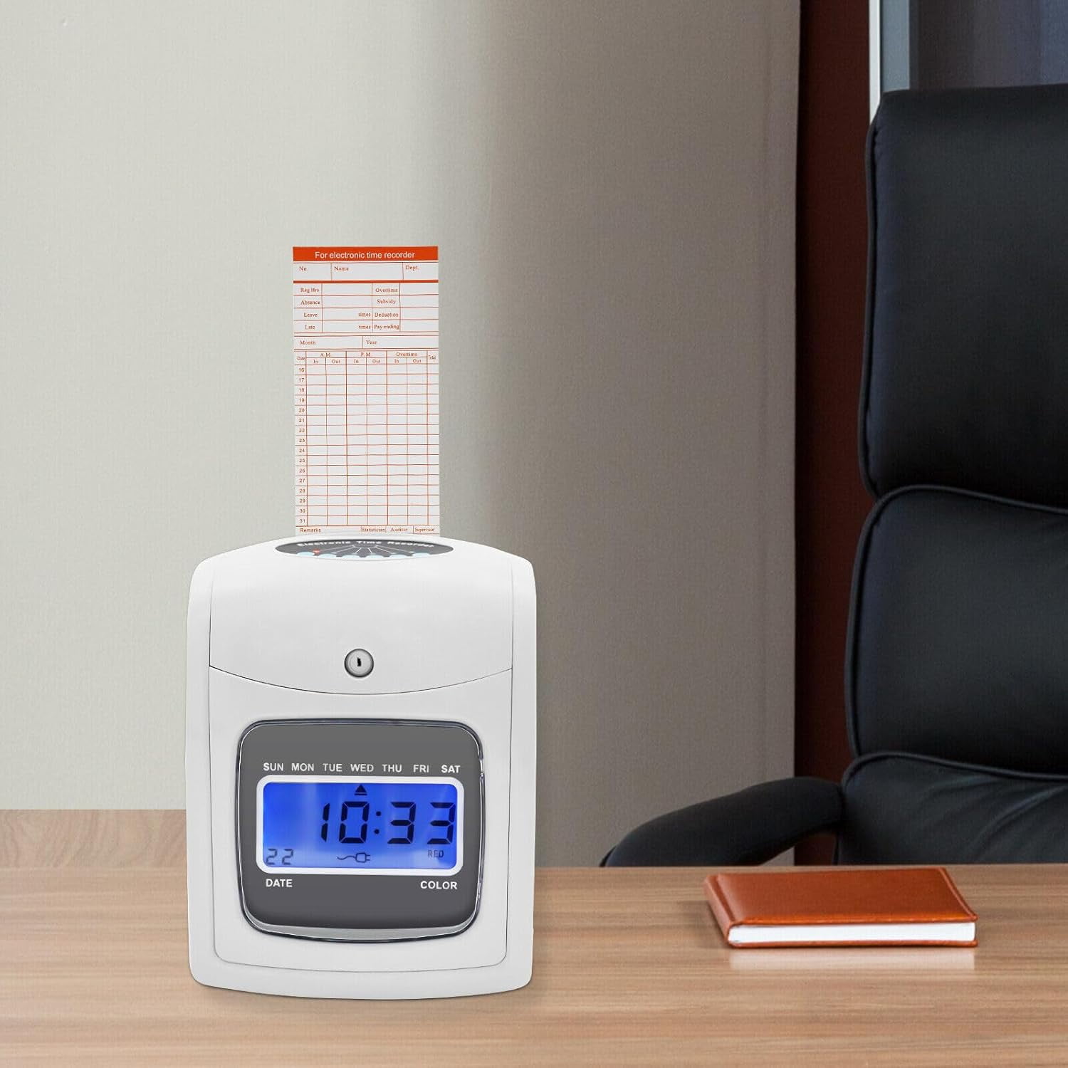 YIYIBYUS Time Clocks for Employees Small Business, Punch Time Clock ...