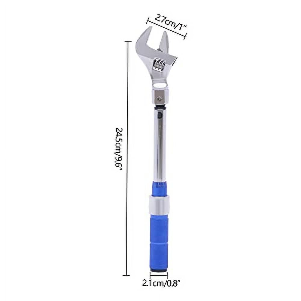 YIYIBYUS Torque Wrench, Adjustable Open End Torque 5-25nm Clicking ...