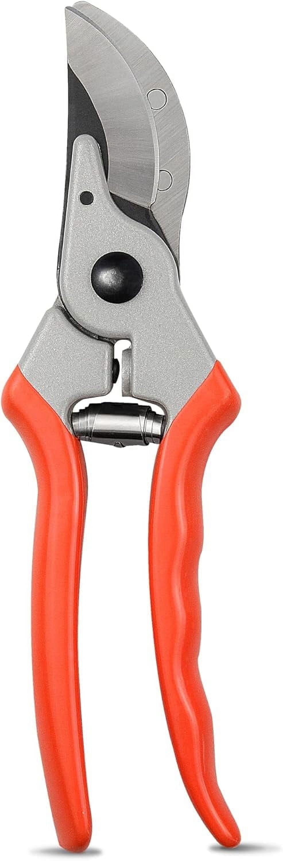 YIYITOOLS Titanium-Coated Bypass Pruning Shears, 10.82 in Adjustable ...