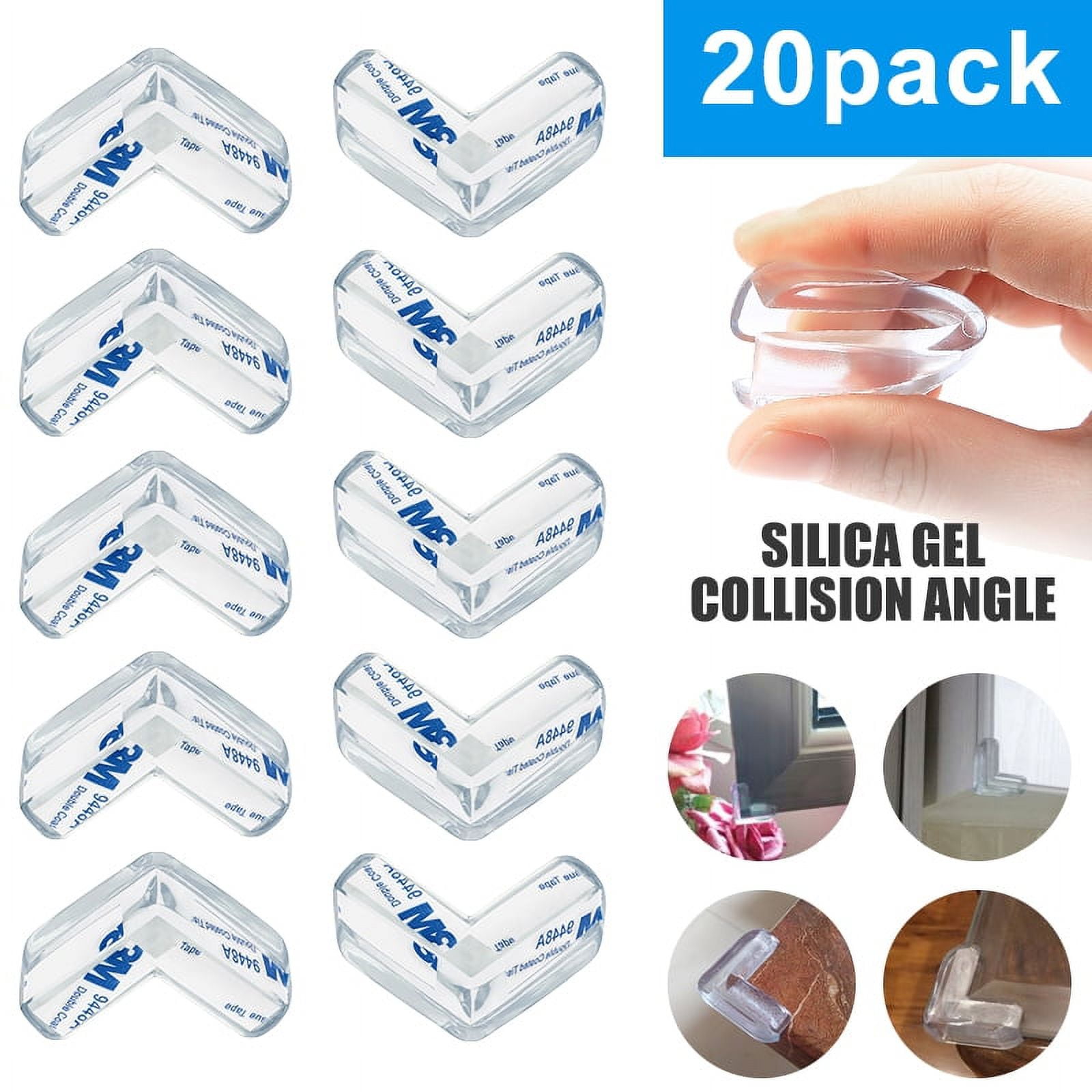YIYOUZQT 20 Pack Corner Protector Baby Proofing Corner Guards Soft and ...