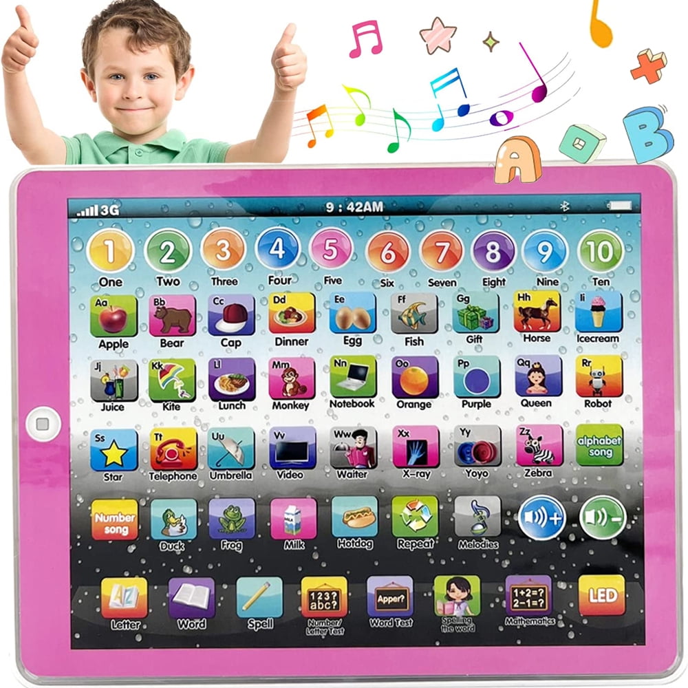 YIYOUZQT Learning Tablet for Kids 2-5, Interactive Educational ...