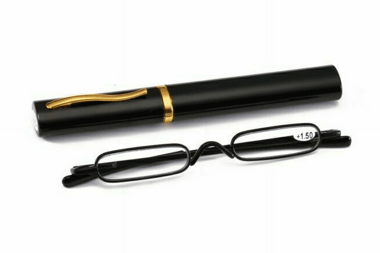 YIYOUZQT Portable Mini Pocket Reading Glasses Blue Light Blocking ...