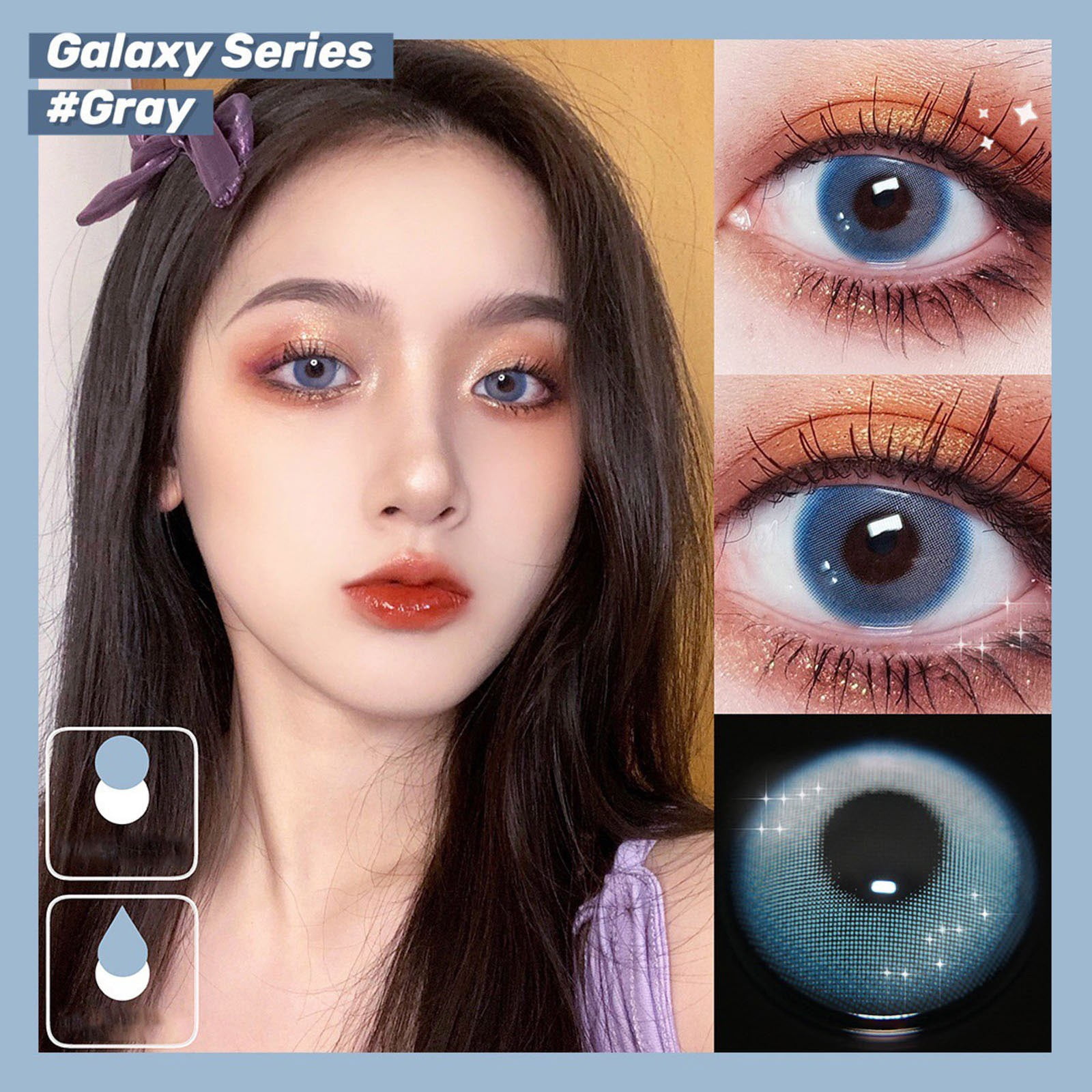 YIYQI Colored Contact Lenses Holder Box Portable Color Contacts Lens ...