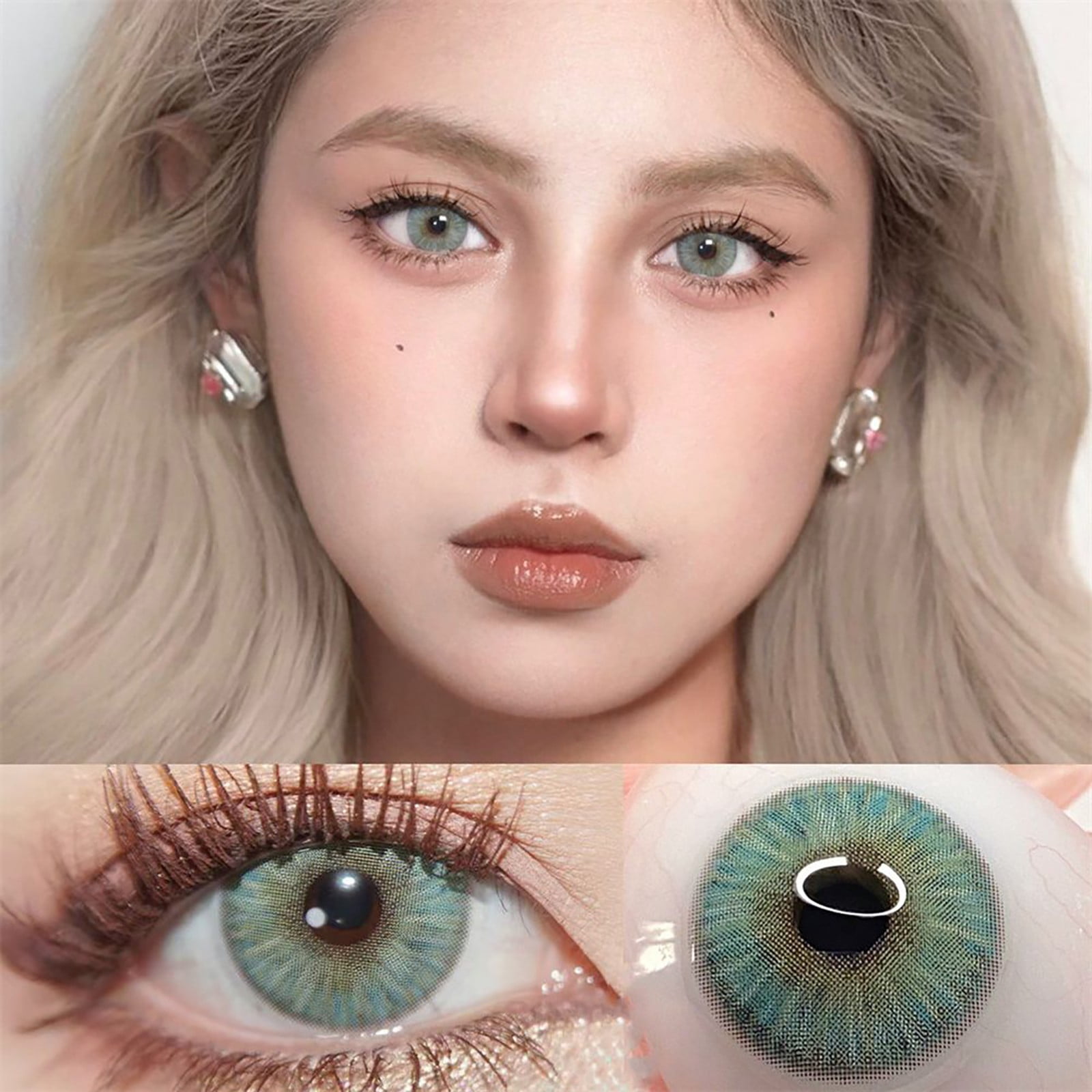 Colored Contact Lenses Holder Box Portable Color Contacts Lens Case ...