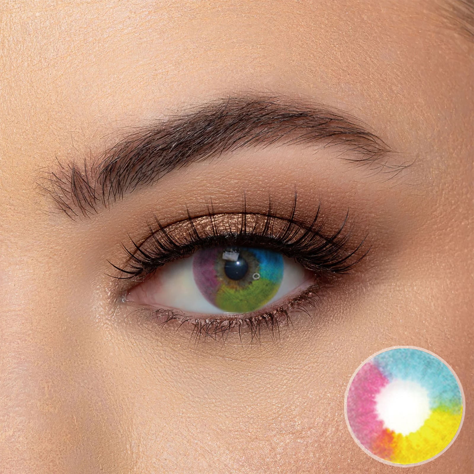 Colored Contact Lenses Holder Box Portable Color Contacts Lens Case ...