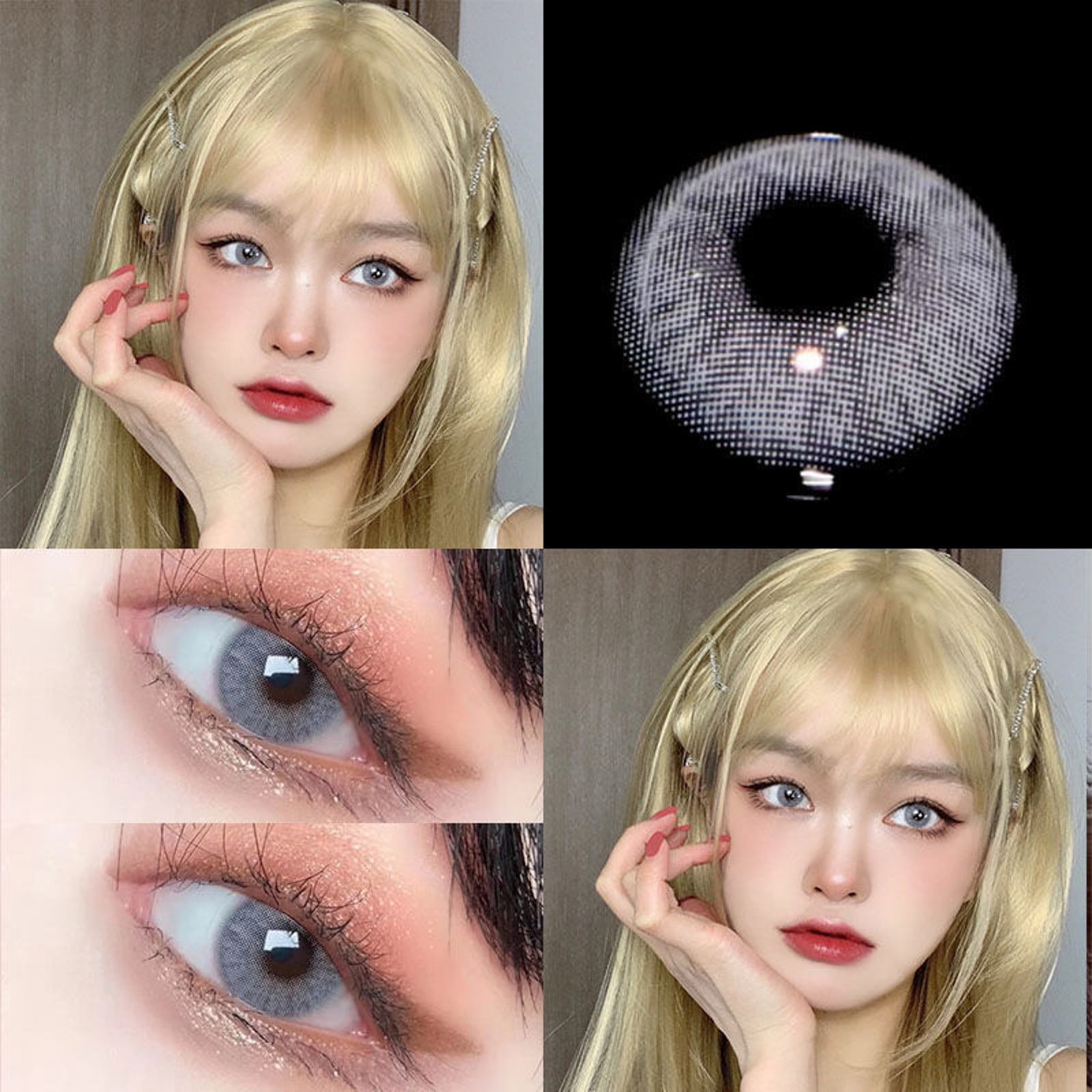 Colored Contact Lenses Holder Box Portable Color Contacts Lens Case ...