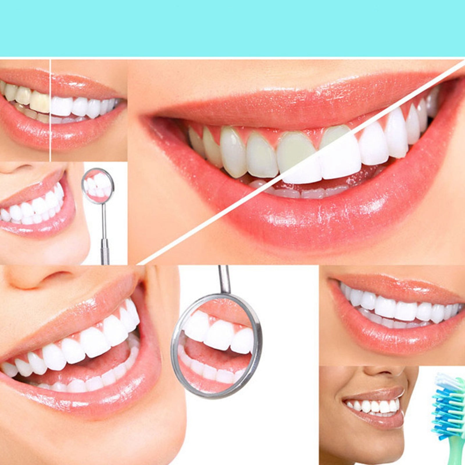 YIYQI Snap On Veneers Teeth For Men And Women Moldable False Teeth And ...