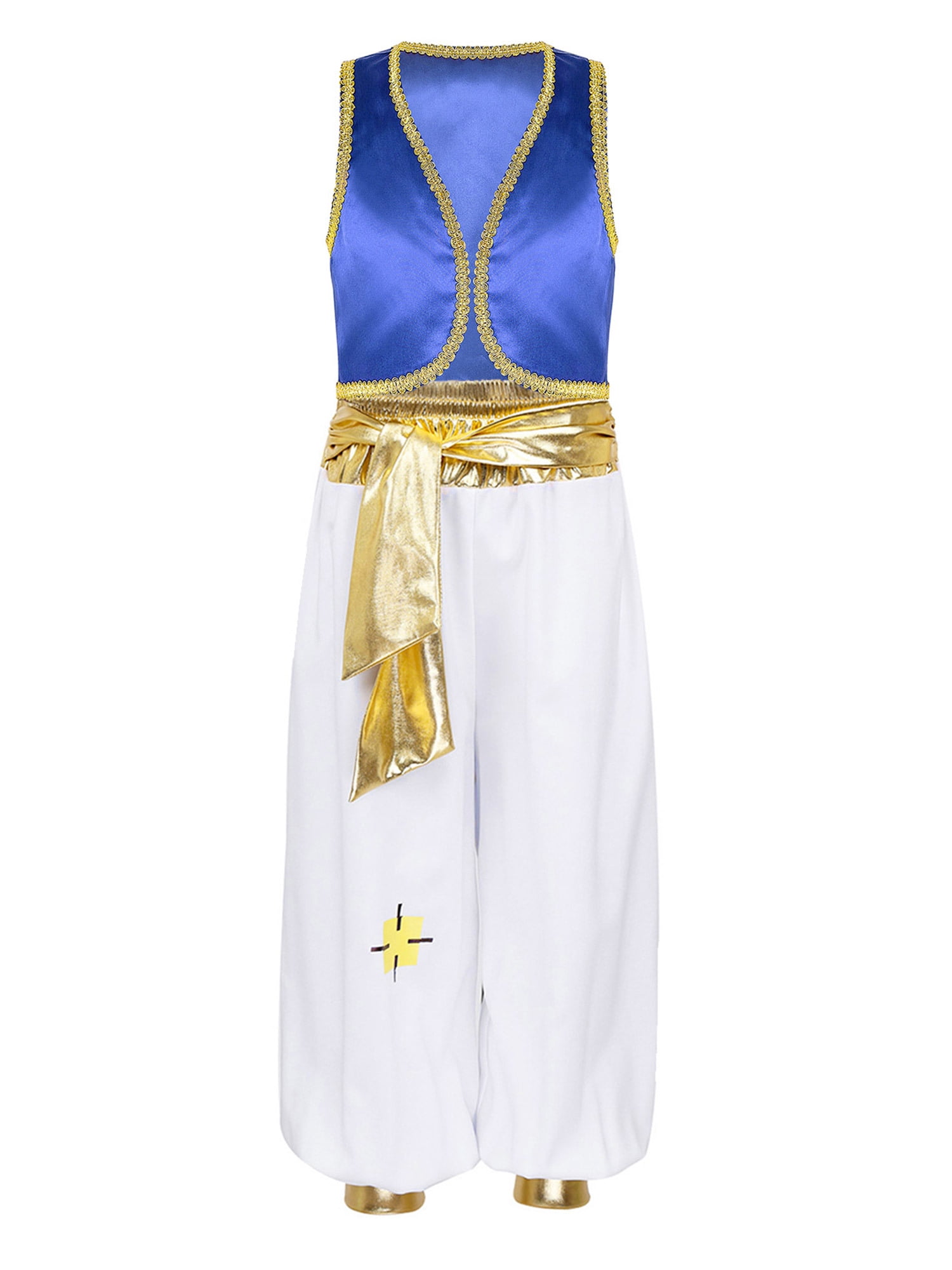 YIZYIF Kids Boys Arabian Prince Costume Outfit Set Halloween Carnival ...