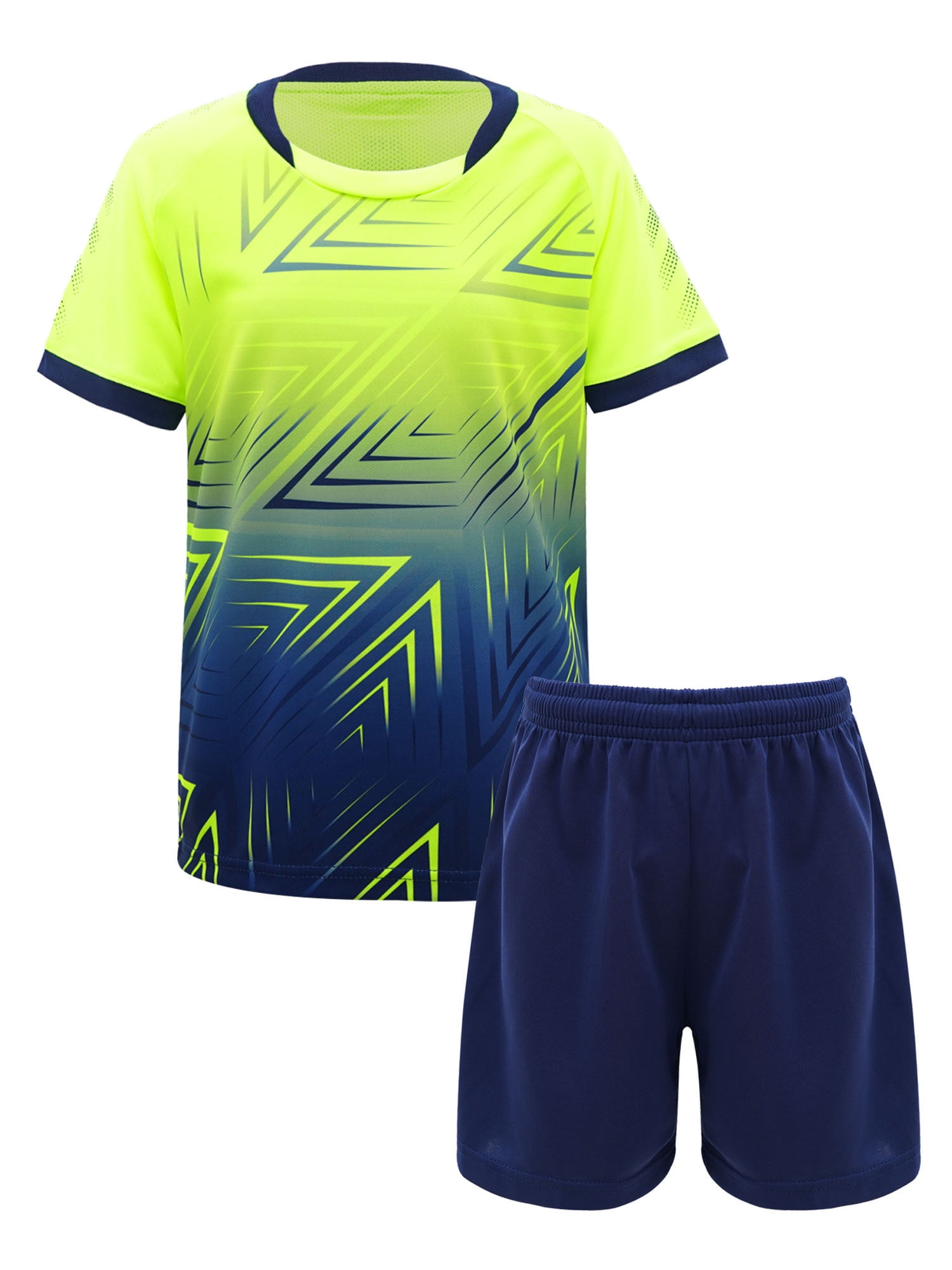 YIZYIF Kids Boys Sports Clothing Set Sports Shirt with Shorts Loose Fit ...