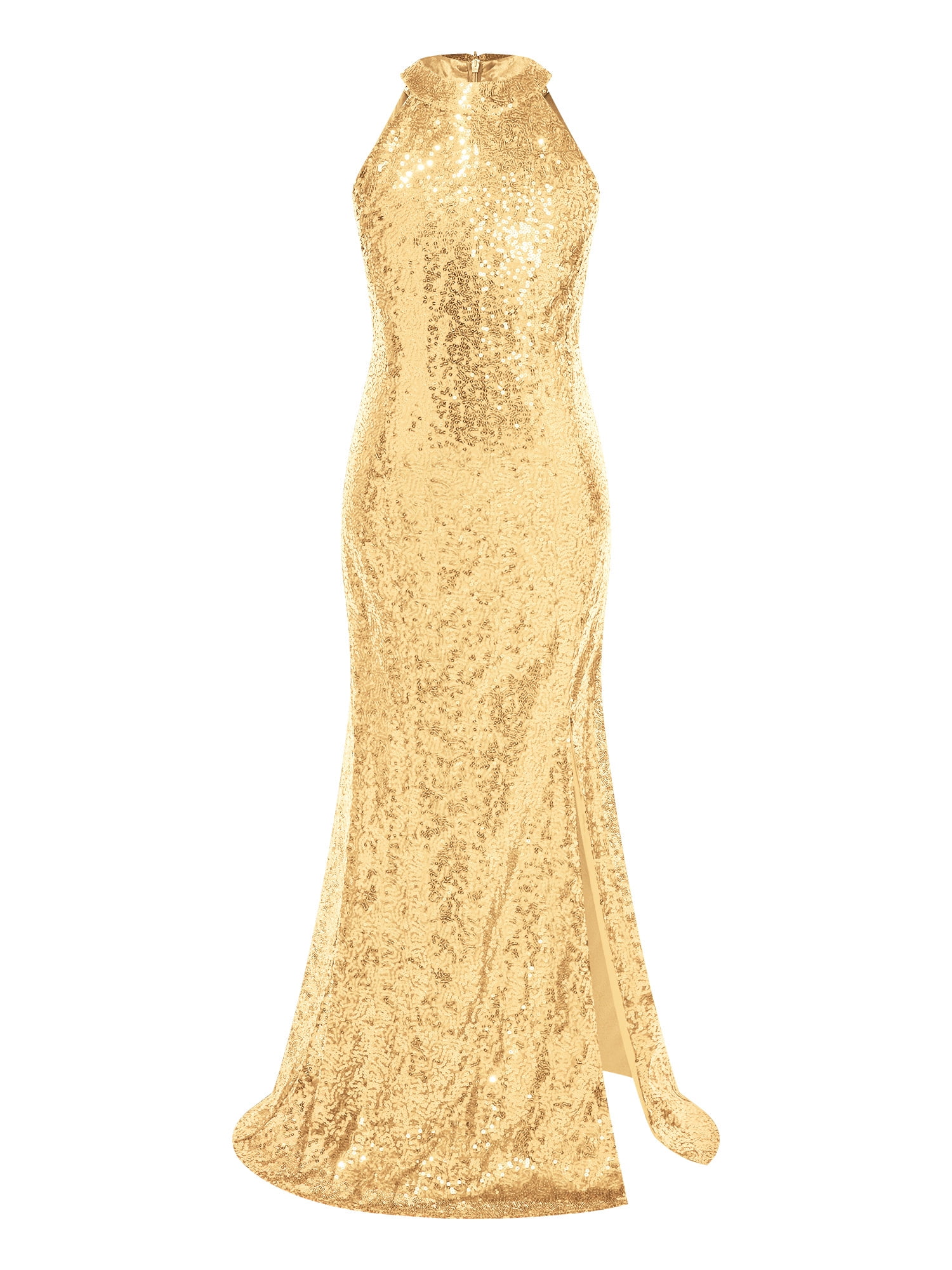 YIZYIF Kids Girls Party Mermaid Dress Allover Sequins Fish Tail Maxi ...