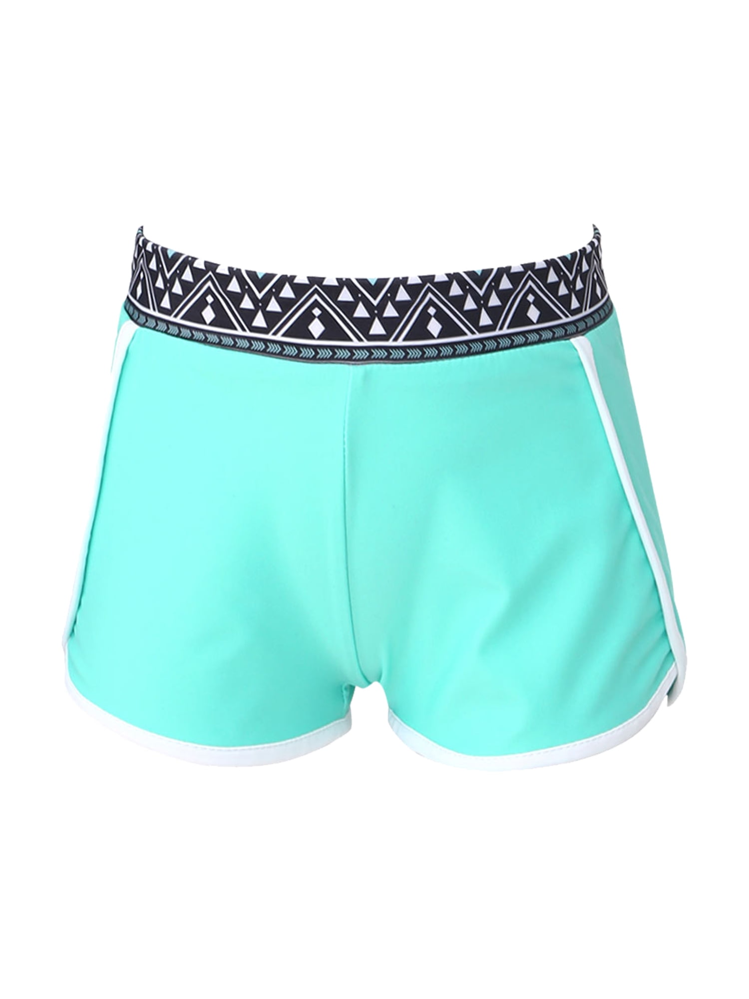 YIZYIF Kids Girls Swim Bottoms Wide Gardenia Print Waistband Surfing ...