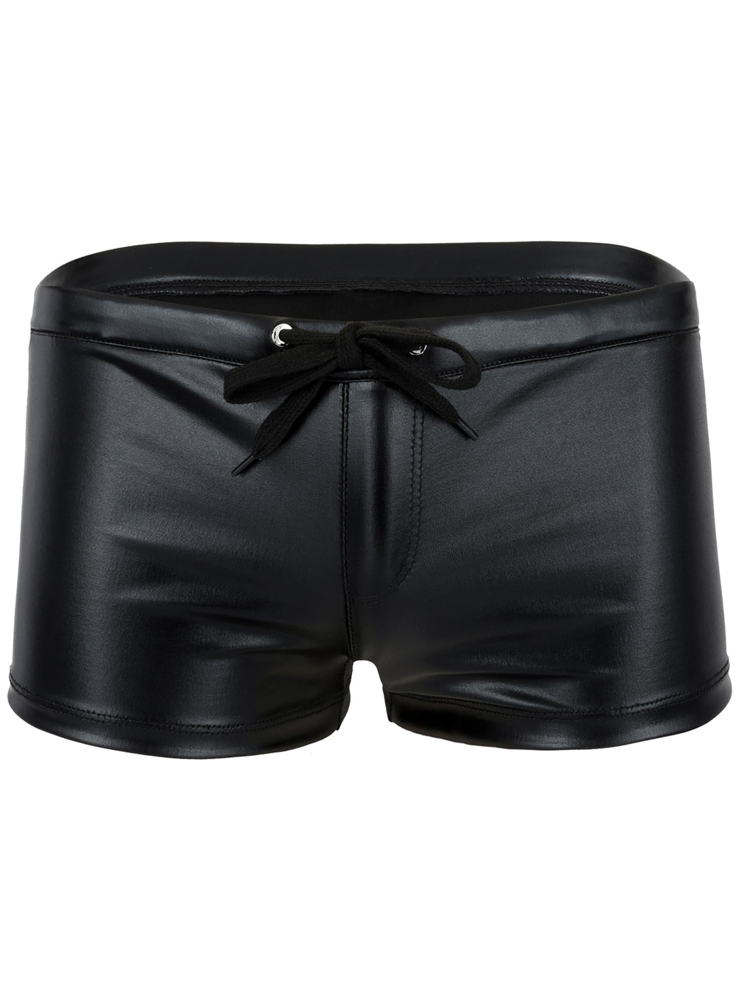 YIZYIF Mens Metallic Boxer Briefs Underwear Shiny Hot Pants Shorts ...