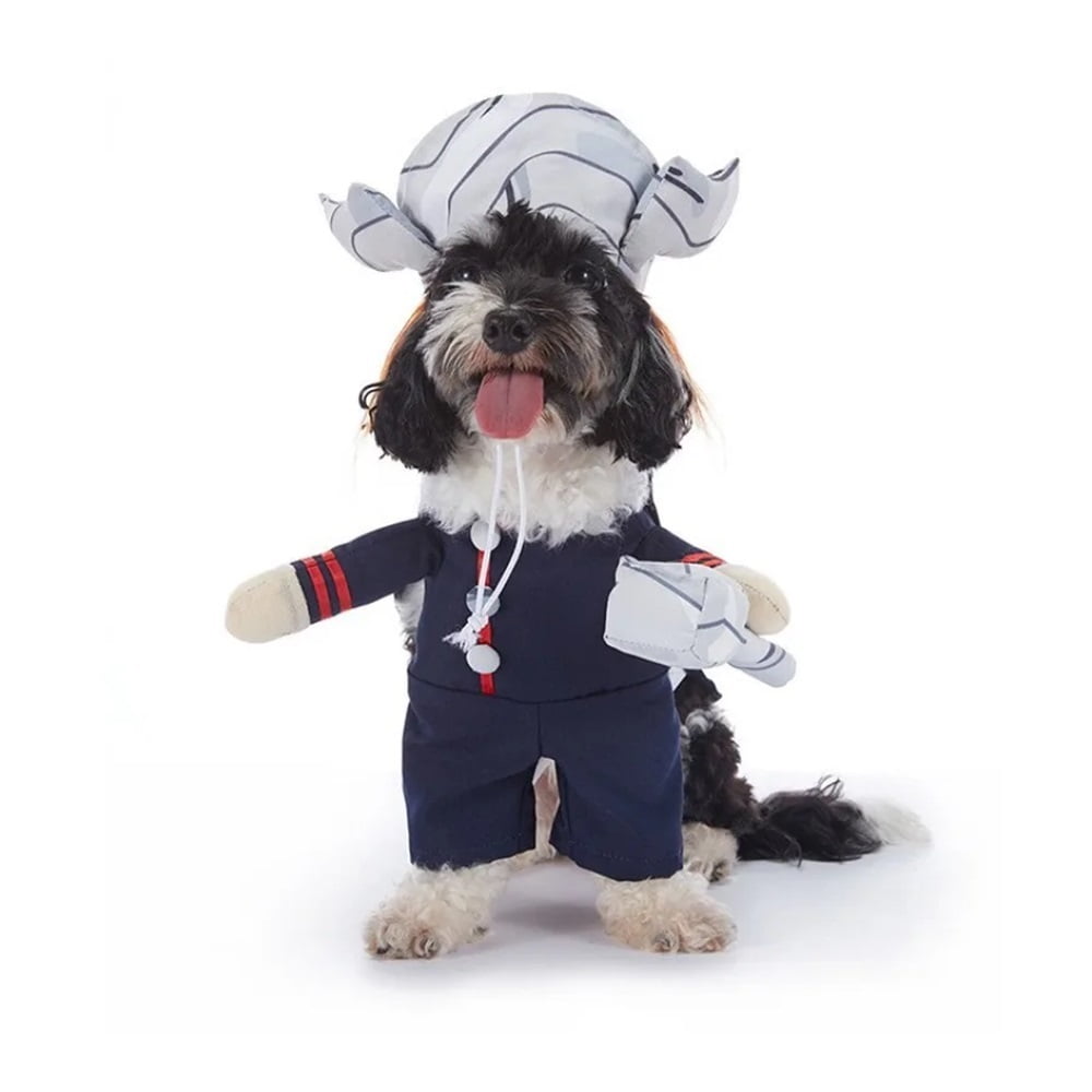 YJ Dog Cat Halloween Costume Cute Pet Cosplay Clothes Funny Riding ...