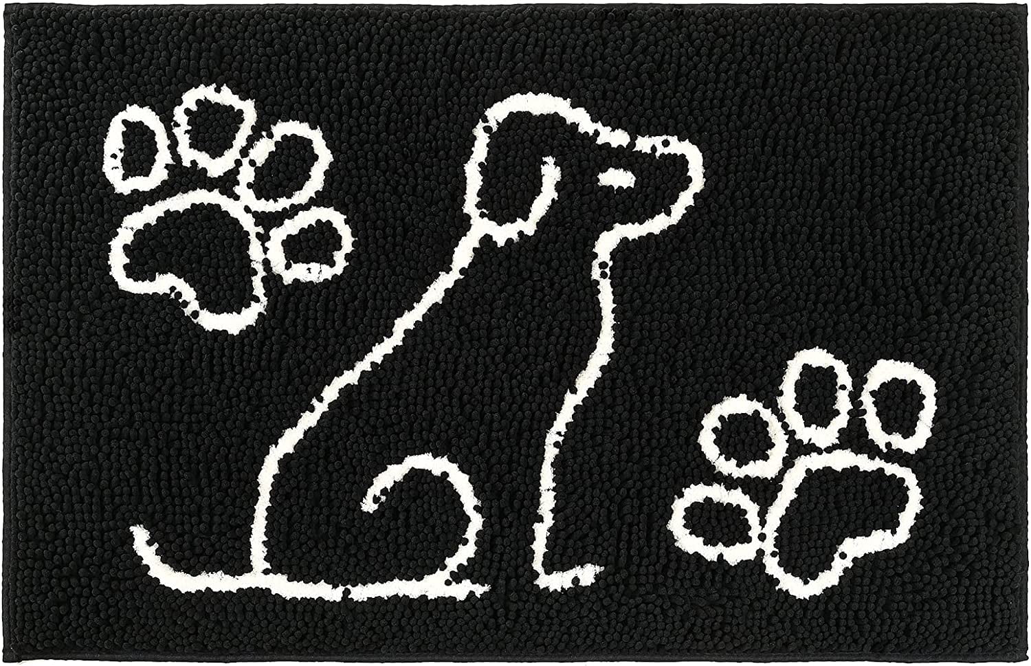 YJ.GWL Indoor Door Mat Entryway Rug Traps Mud and Dirt, Absorbent ...