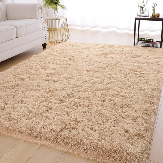 YJ.GWL Soft Fluffy Rug Modern Shag Carpet Fuzzy Shaggy Rugs for Bedroom ...