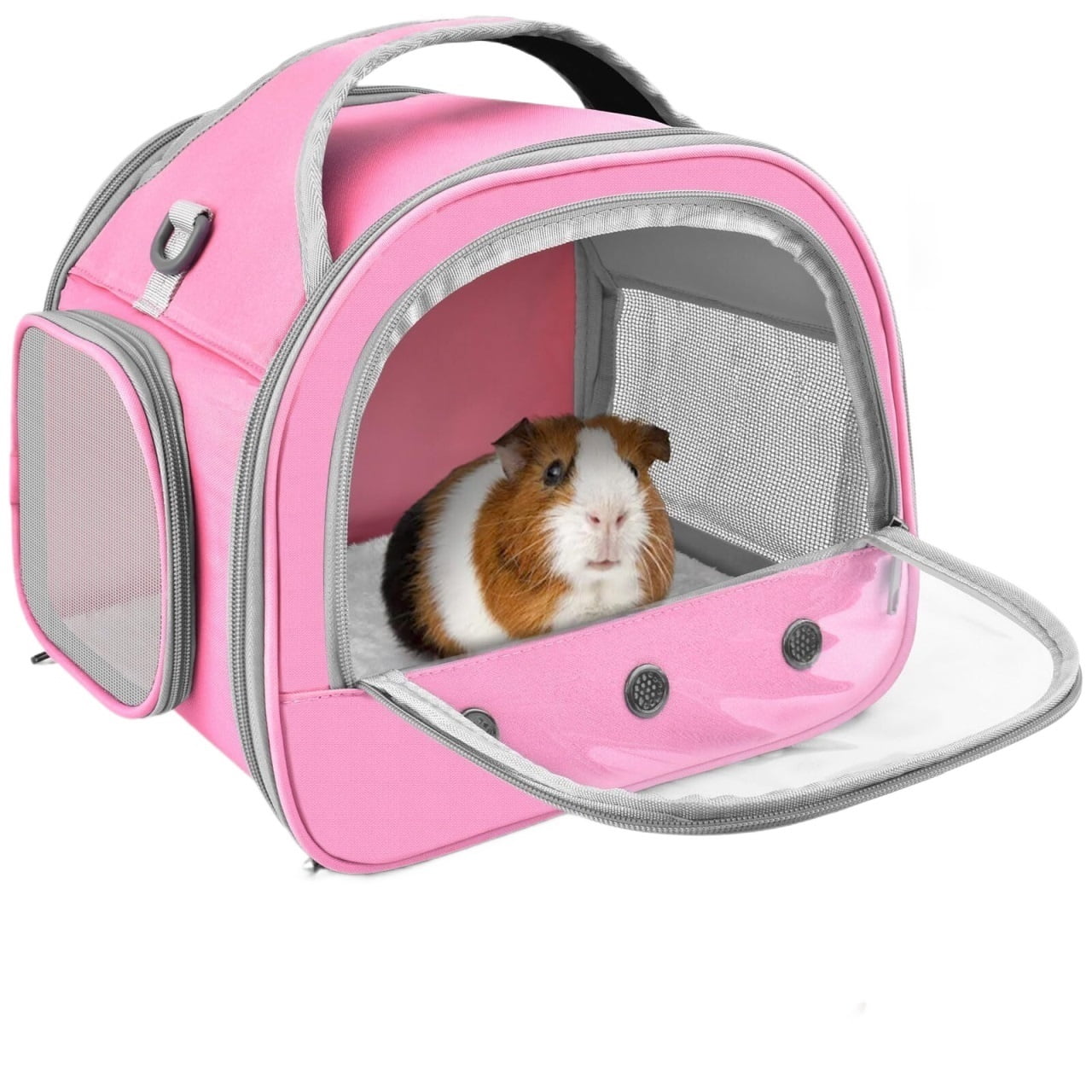 YJ Guinea Pig Carrier Bag, Portable Small Animal Carrier Pouch for ...