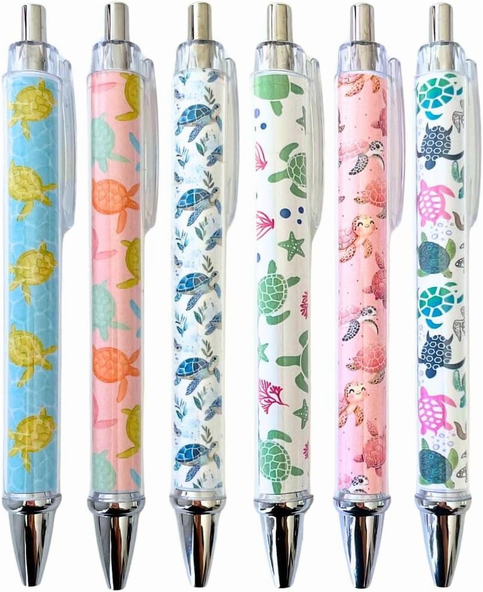 YJ PREMIUMS Cute Turtle Design Ballpoint Pens (6 Count) - Walmart.com
