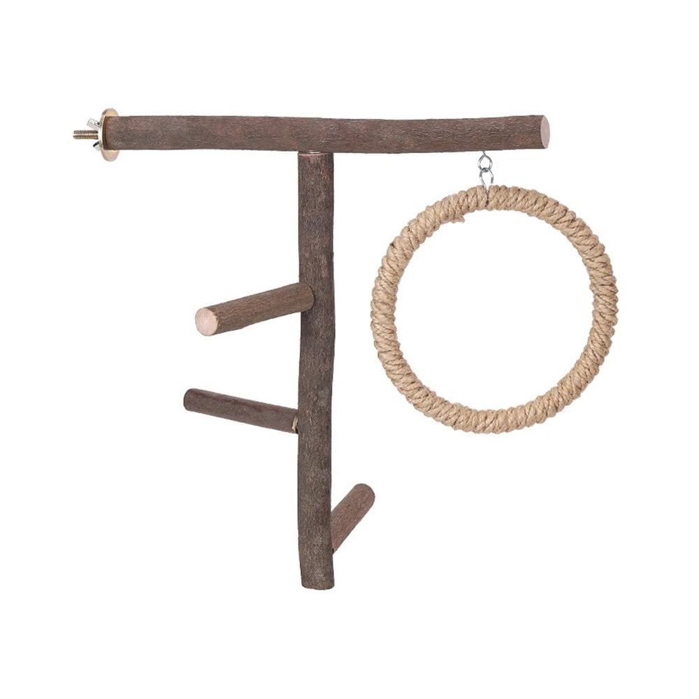 YJ Parrot Cage Swing Toy Ladder Pet Bird Chewing Toy Cotton Thread ...