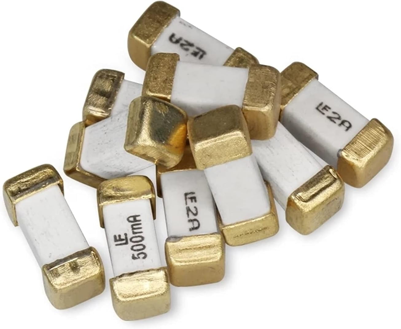 YJEGTWJA Fuse 10PCS Gold Foot 1808 125V 0451 SMD Fast Blow Fuse 1A 2A ...