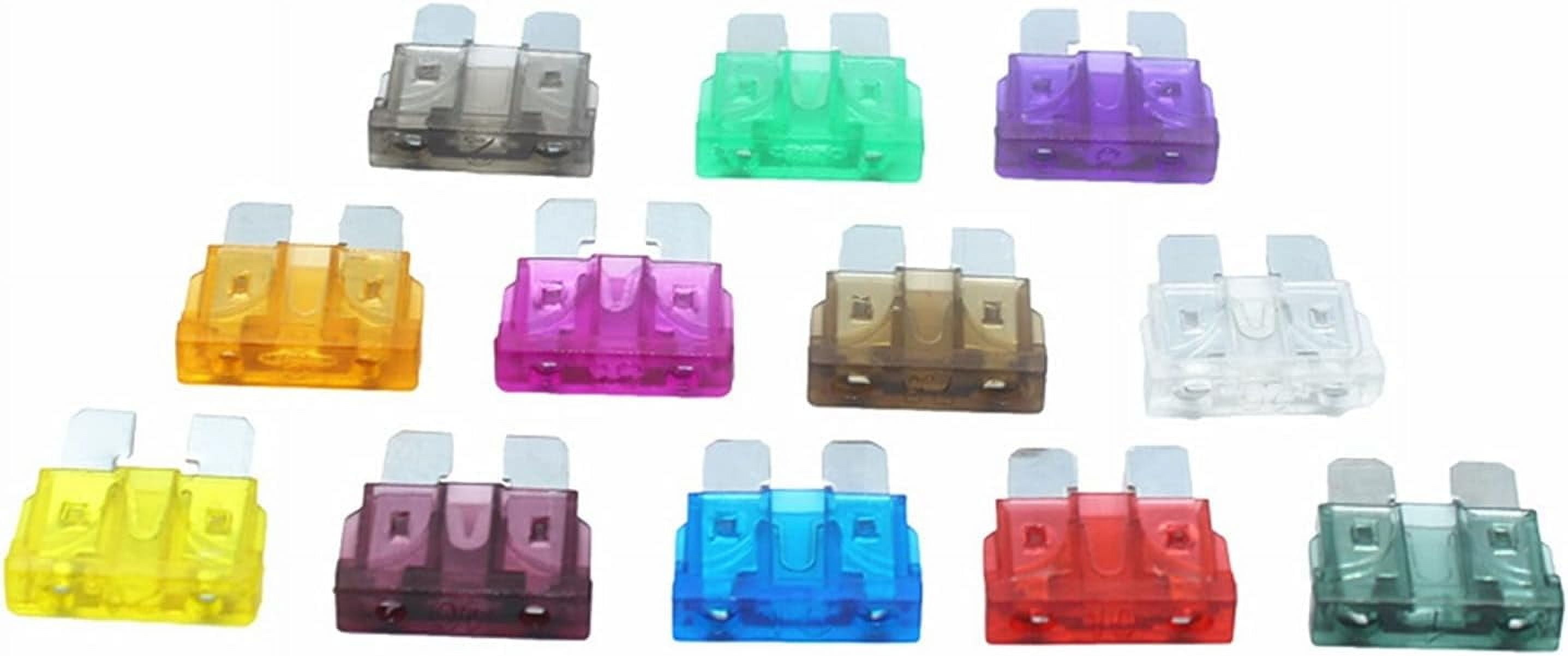 YJEGTWJA Fuse 10Pcs Medium Car Fuses Assortment Standard Fuse 5A 10A ...
