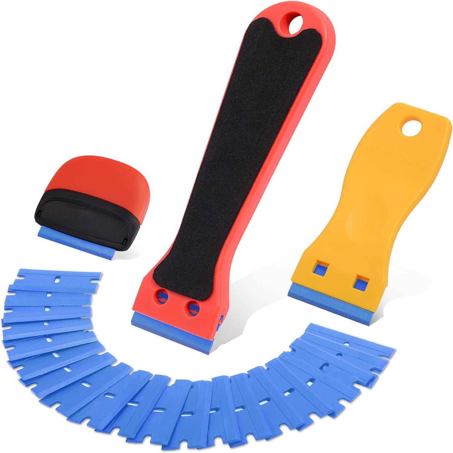 YJHBCYWM Efficiently Clean Glass with FOSHIO‘s Durable Double Edged Plastic Razor Blades - Pack ...