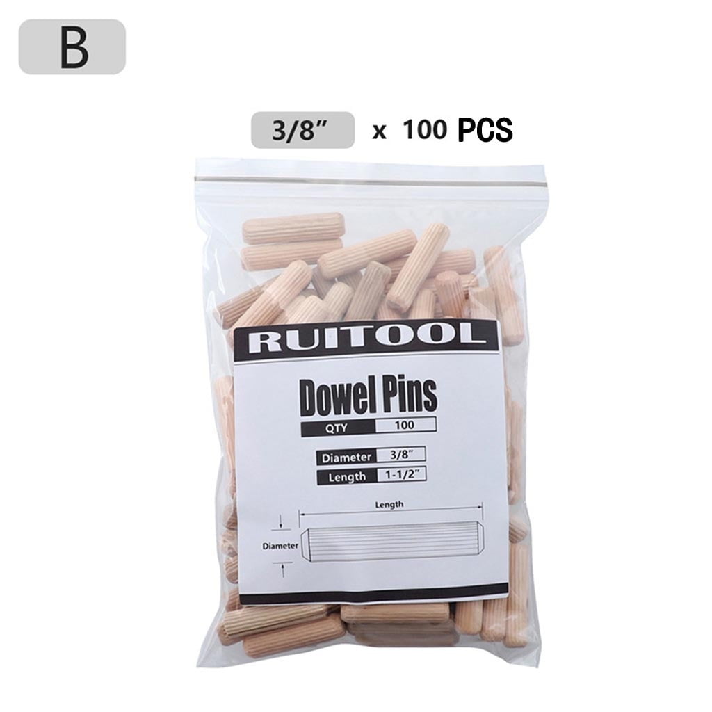 YJHDFSH Solid Wood, Beech, Round Wood Tenon, Wood Plug, Woodworking ...