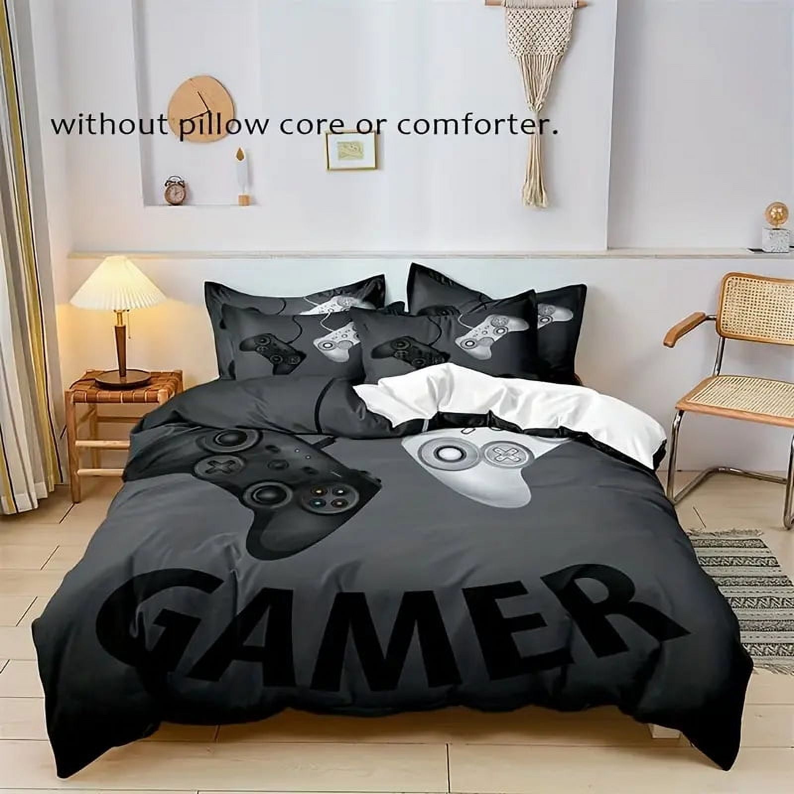 YJHDM 3D Gaming Bedding Set Game Pad Down Duvet Cover Pillowcases 2/3 ...