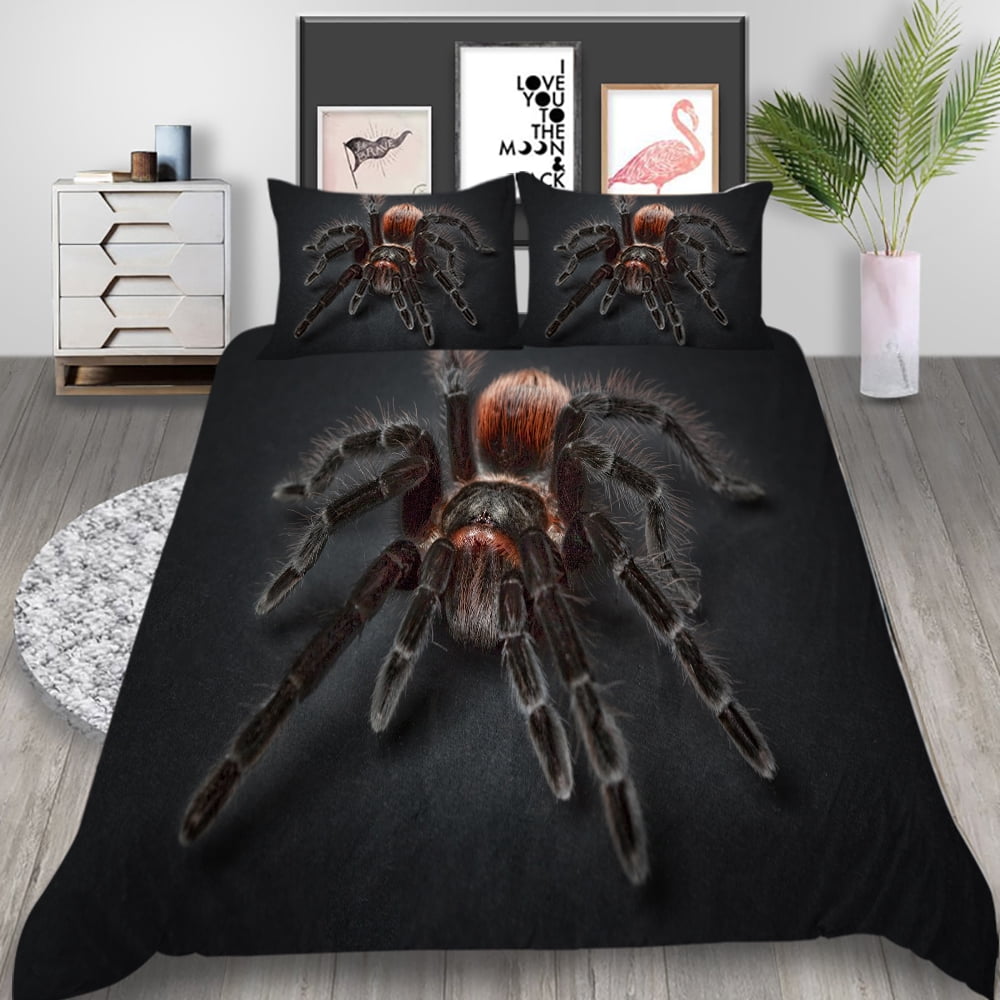 YJHDM Lightweight and Soft 3D Spider Bedding Set Terrifying Animal ...