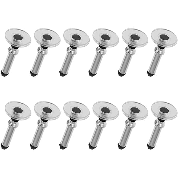 YJJSKEJI 12Pcs Silver Universal Stylus Replacement Disc Tips, Round ...