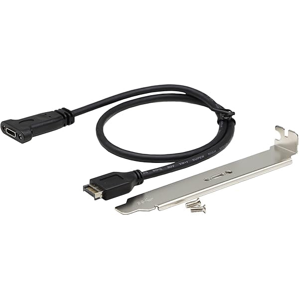 YJJSKEJI(50cm) Type E Male USB 3.1 Front Panel Header to USB-C Type-C ...