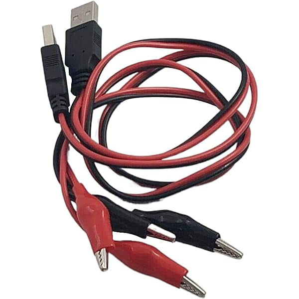 YJJSKEJI Crocodile Clamps Test Wire 50cm/19.69inch Double Alligator ...