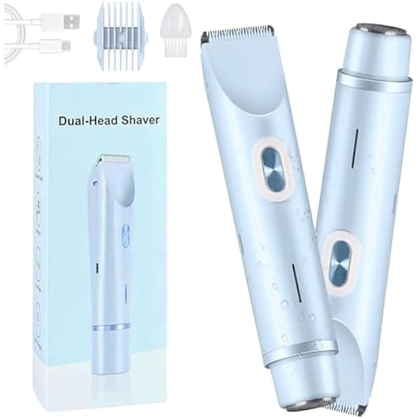 YJJSKEJI Glow Aura Womens Shaver 2 in 1,2025 New Razor & Shaver with ...