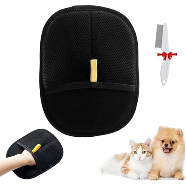 YJJSKEJI Kivori Pet Grooming Glove, Yomi Pet Hair Remover Electrostatic ...