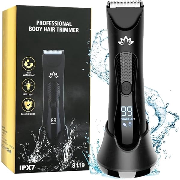 YJJSKEJI Manscape Body & Pubic Hair Trimmer for Men, Groin & Ball ...