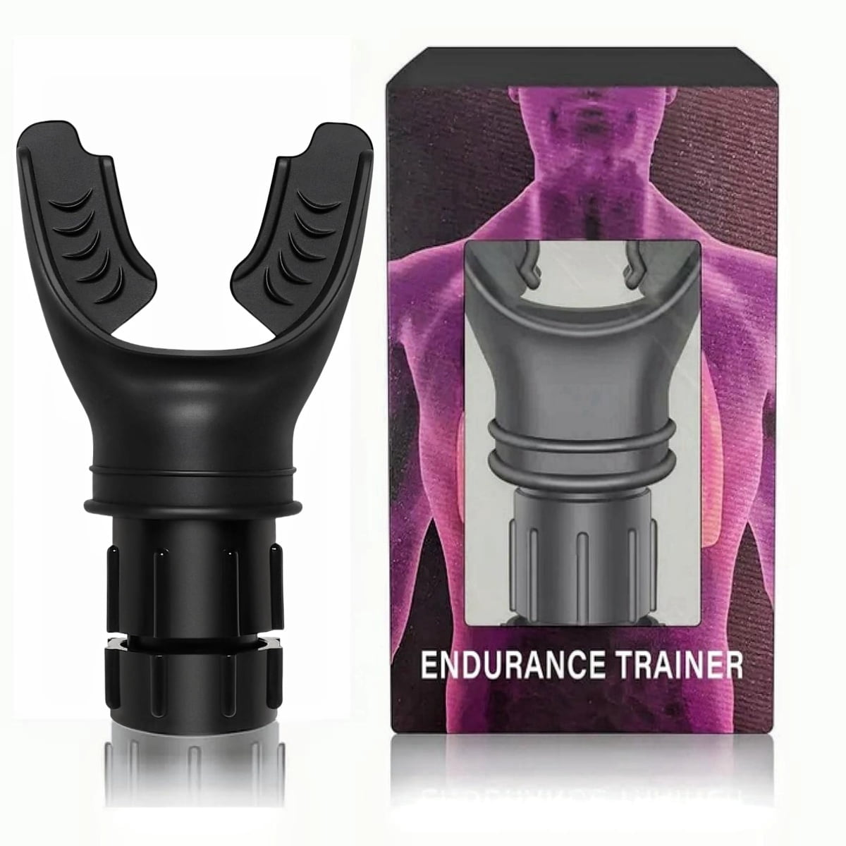 YJJSKEJI Respiratory Trainer,Portable Adjustable Respiratory Resistance ...