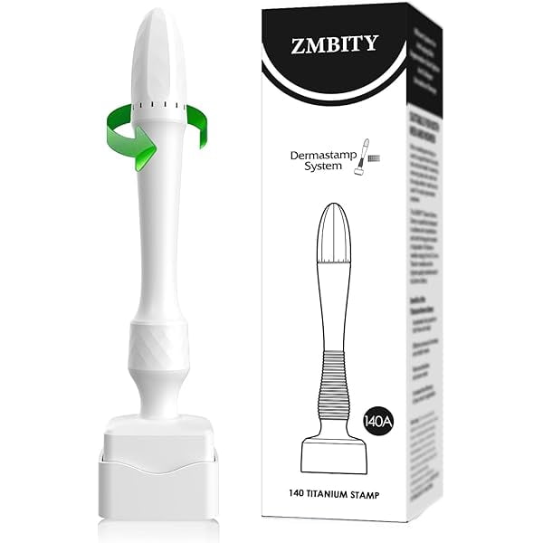 YJJSKEJI Titanium Microneedles Derma Roller - Stamp Alternative ...