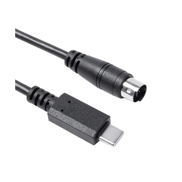 YJJSKEJI USB-C to Mini-Din 7 Pin Male Cable for IK Multimedia iRig ...