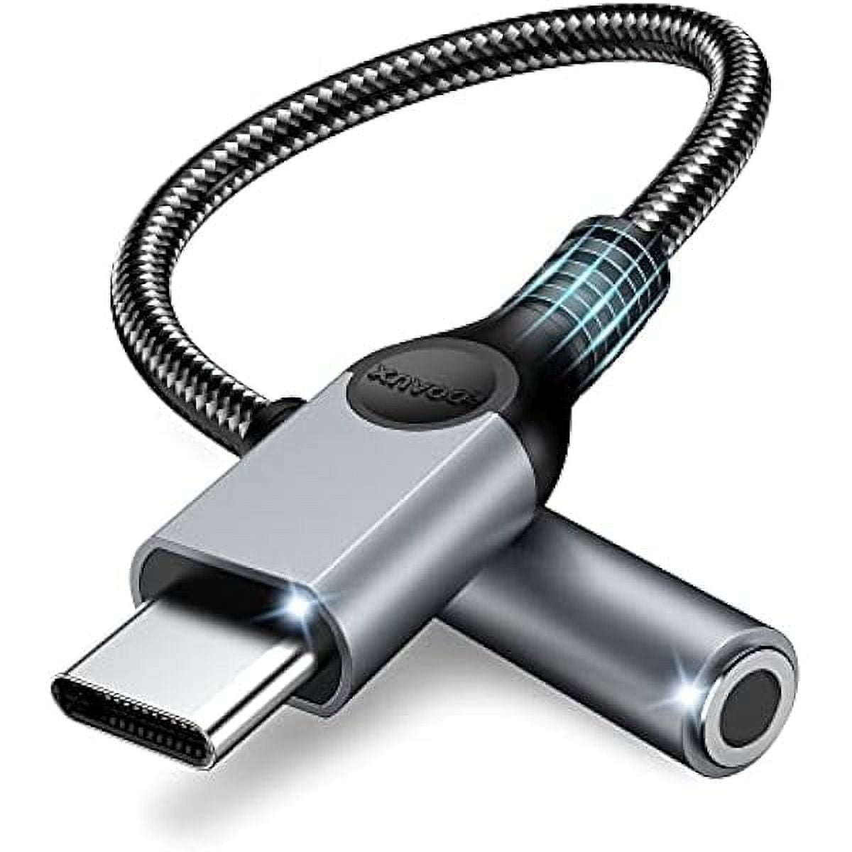 YJJSKEJI USB Type C to 3.5mm Headphone Jack Adapter, USB C to Aux Audio ...