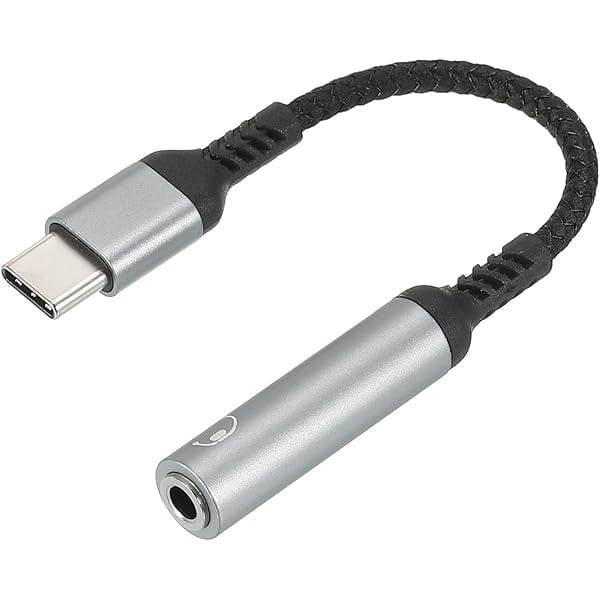 YJJSKEJI USB Type C to 3.5mm Female Headphone Jack Adapter USB C to Aux ...